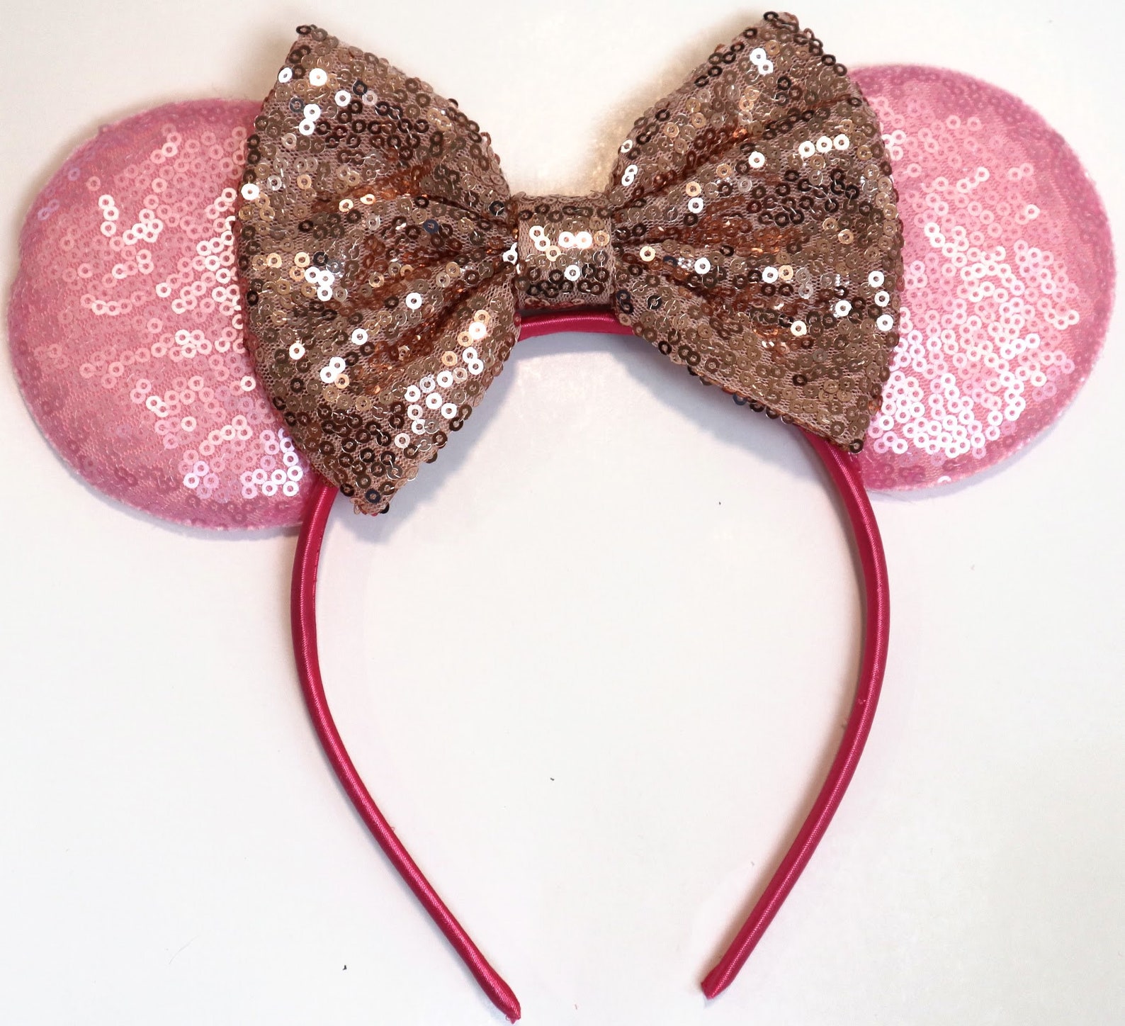 Pink Minnie Mouse Ears Pink Disney Ears Pink Minnie Ears - Etsy