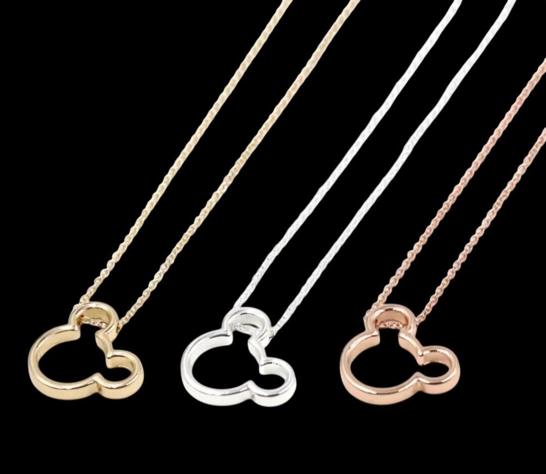 Super Cute Mickey Minnie Necklaces for Kids Jewelry Mini Mouse Animal ...