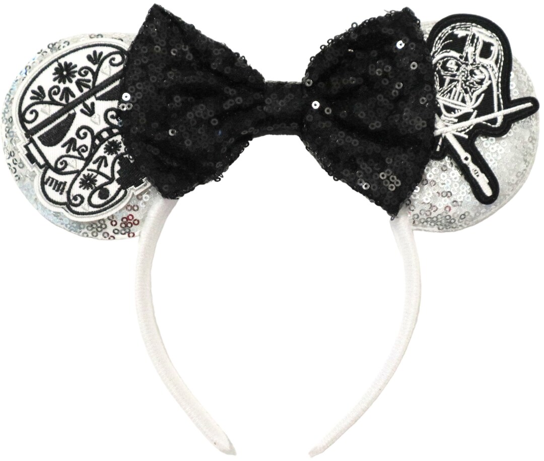 Darth Vader Star Wars Ears, Disney Ears, Black Ears, Rose Gold Minnie ...