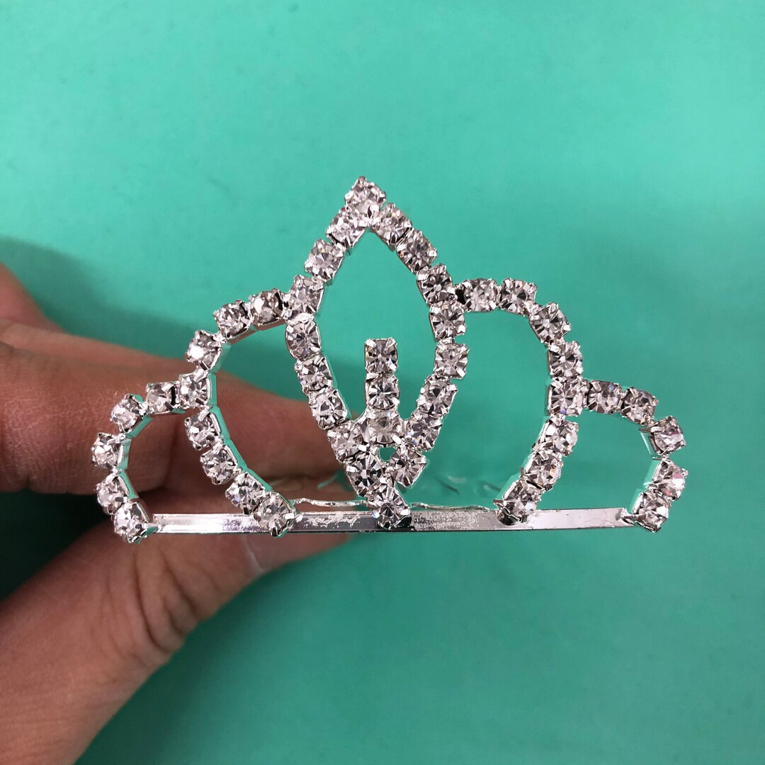 Rhinestone Princess Small Tiara / Princesses Theme Party /cupcake Top ...