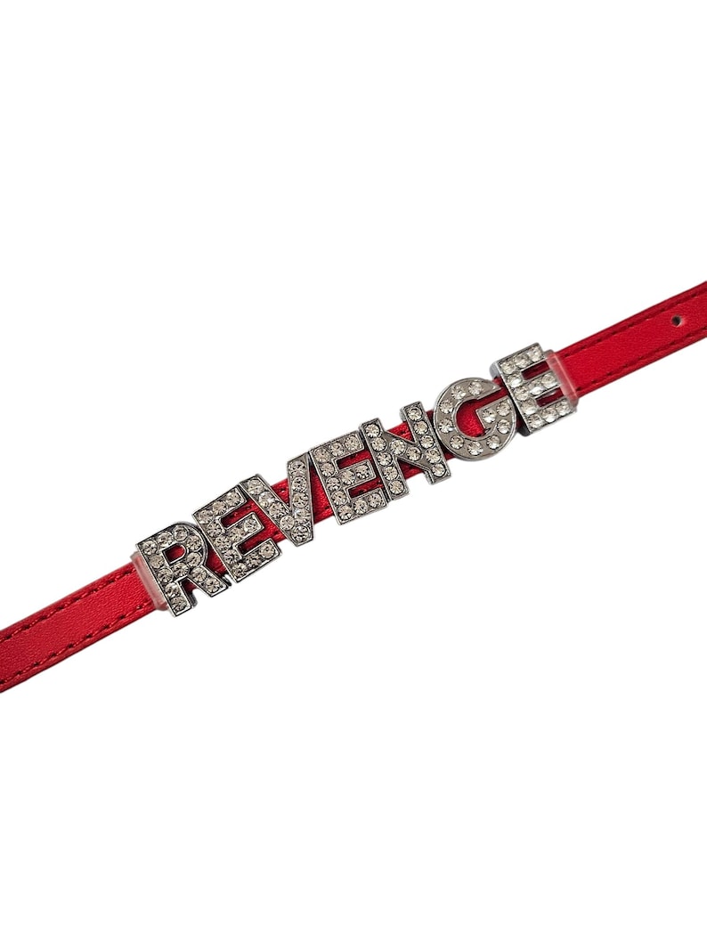 Mcr Red Revenge Bracelet/ Beaded Name Bracelet/softball Friendship ...