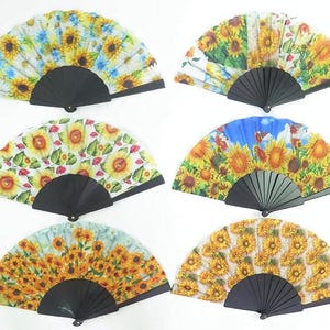 White/black/purple Sequin Folding Fan W/ Gift Bag for Wedding Party ...