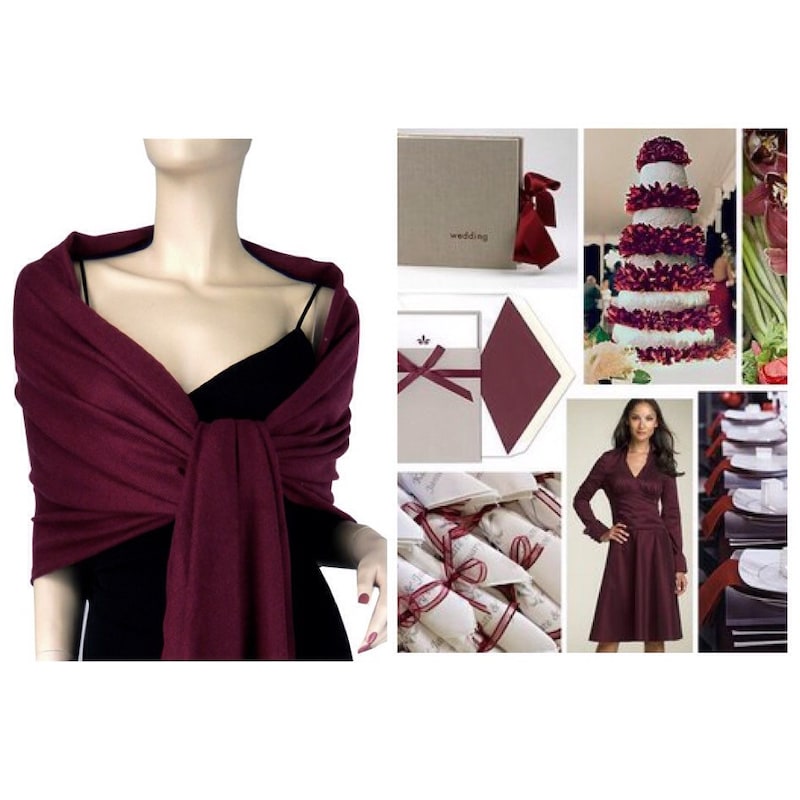 Burgundy Wrap - Etsy