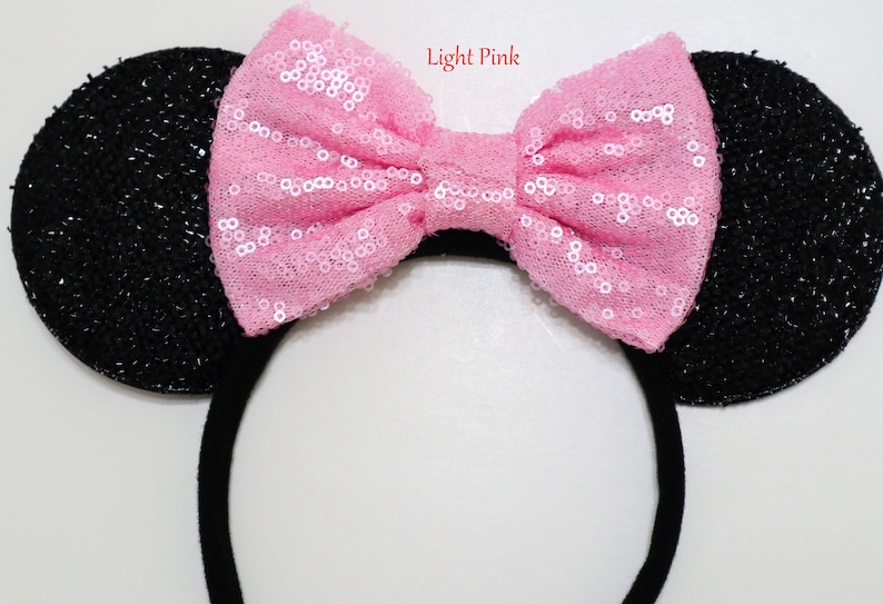 Pink Minnie Mouse Ears Pink Disney Ears Pink Minnie Ears | Etsy