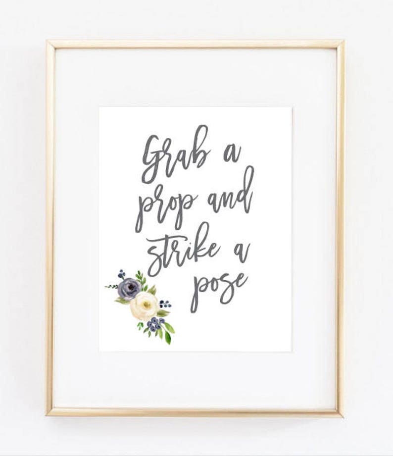 Navy Bachelorette Party Decorations Photo Booth Props Bridal - Etsy