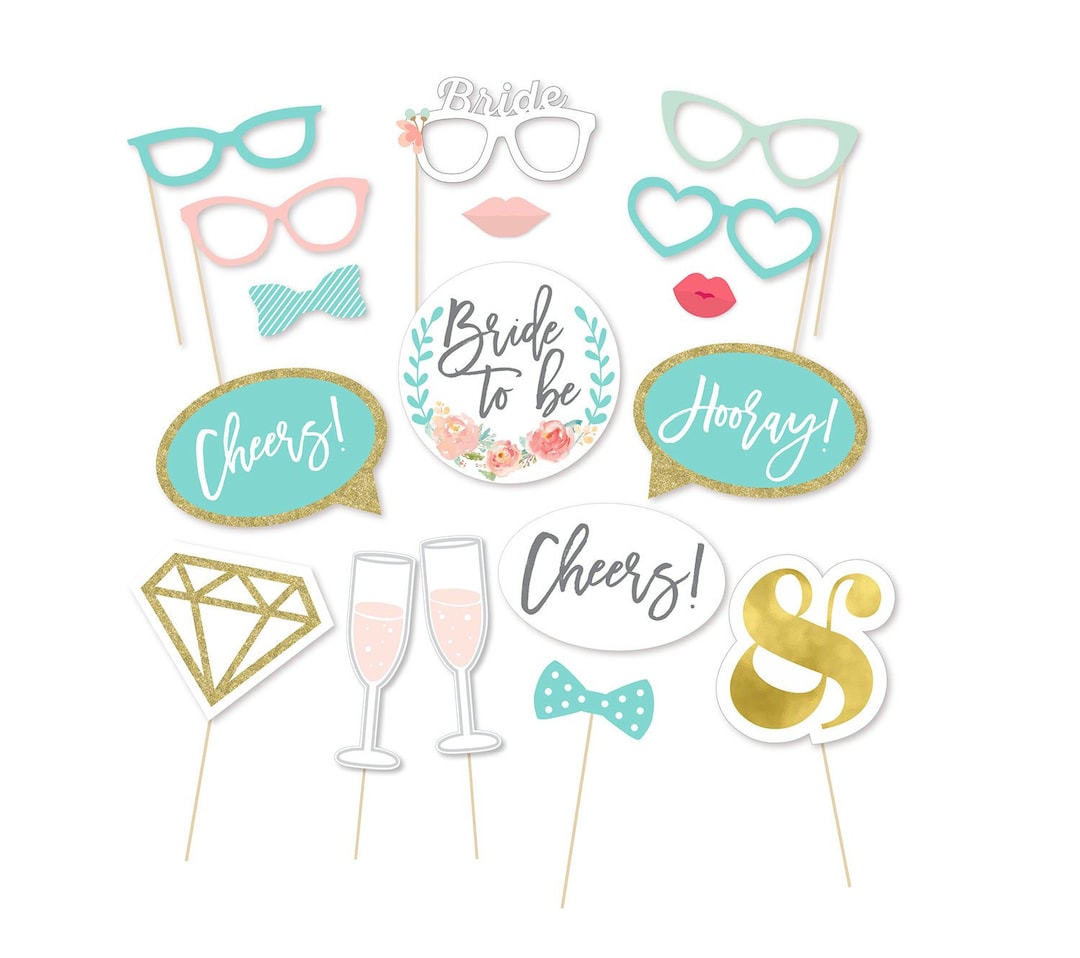 Bachelorette Party Decoration Props - Bride to Be - Wedding Photo Booth ...