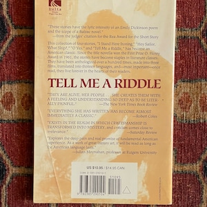 Tell Me a Riddle by Tillie Olsen - Etsy
