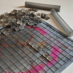 Scrabble Handmade Resin Games - Etsy