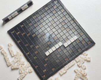 Scrabble Handmade Custom Resin Boardgame - Etsy