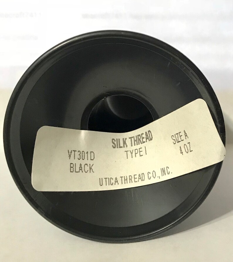 BLACK SILK Utica/gudebrod Thread: Sewing, Quilting, Embroidery, Rod ...