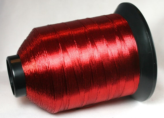 Gudebrod HT Metallic Thread 9326 Red Size D 4 Oz per Spool. - Etsy