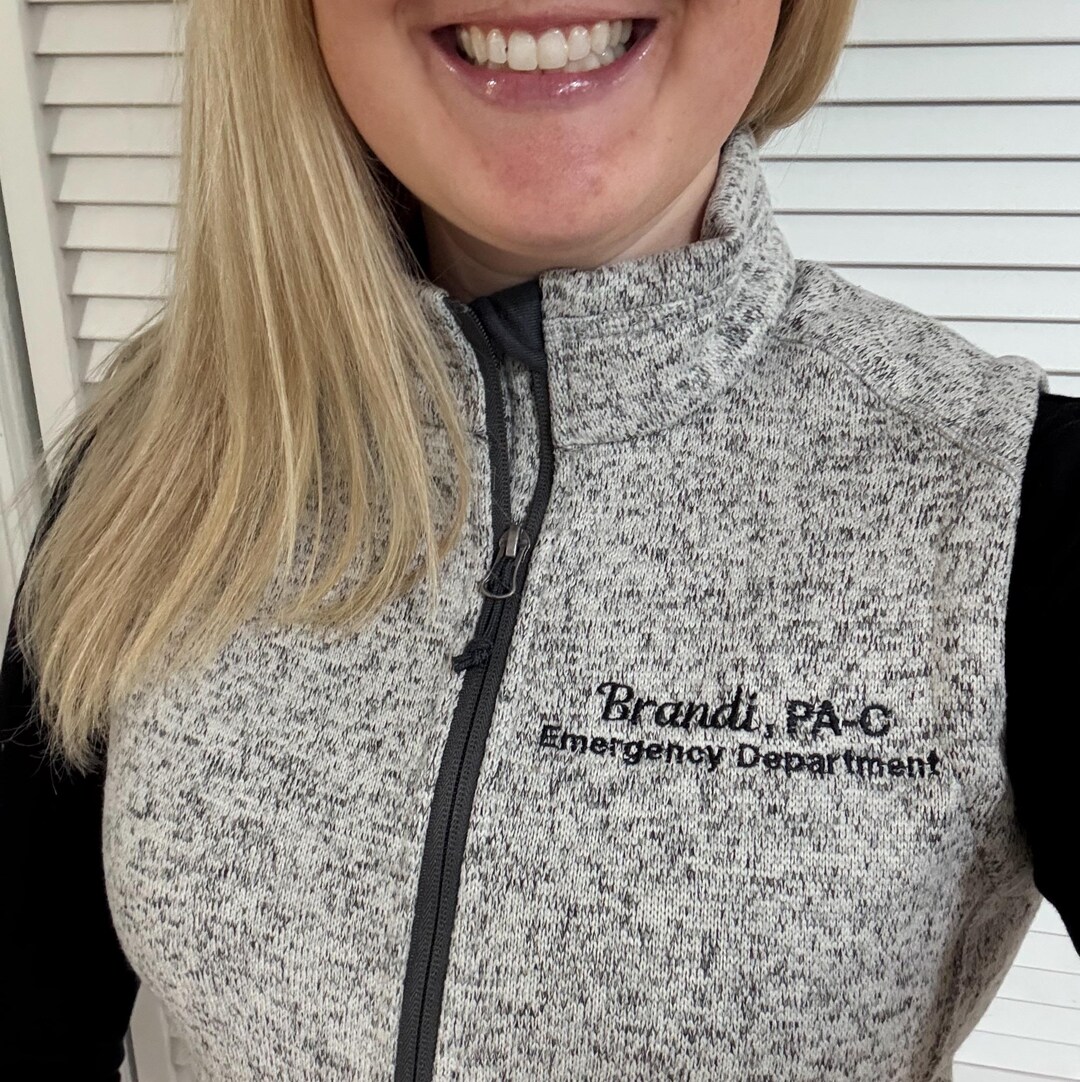 Custom Medical Vest for Women, Embroidered Name, Credentials, Title, or ...