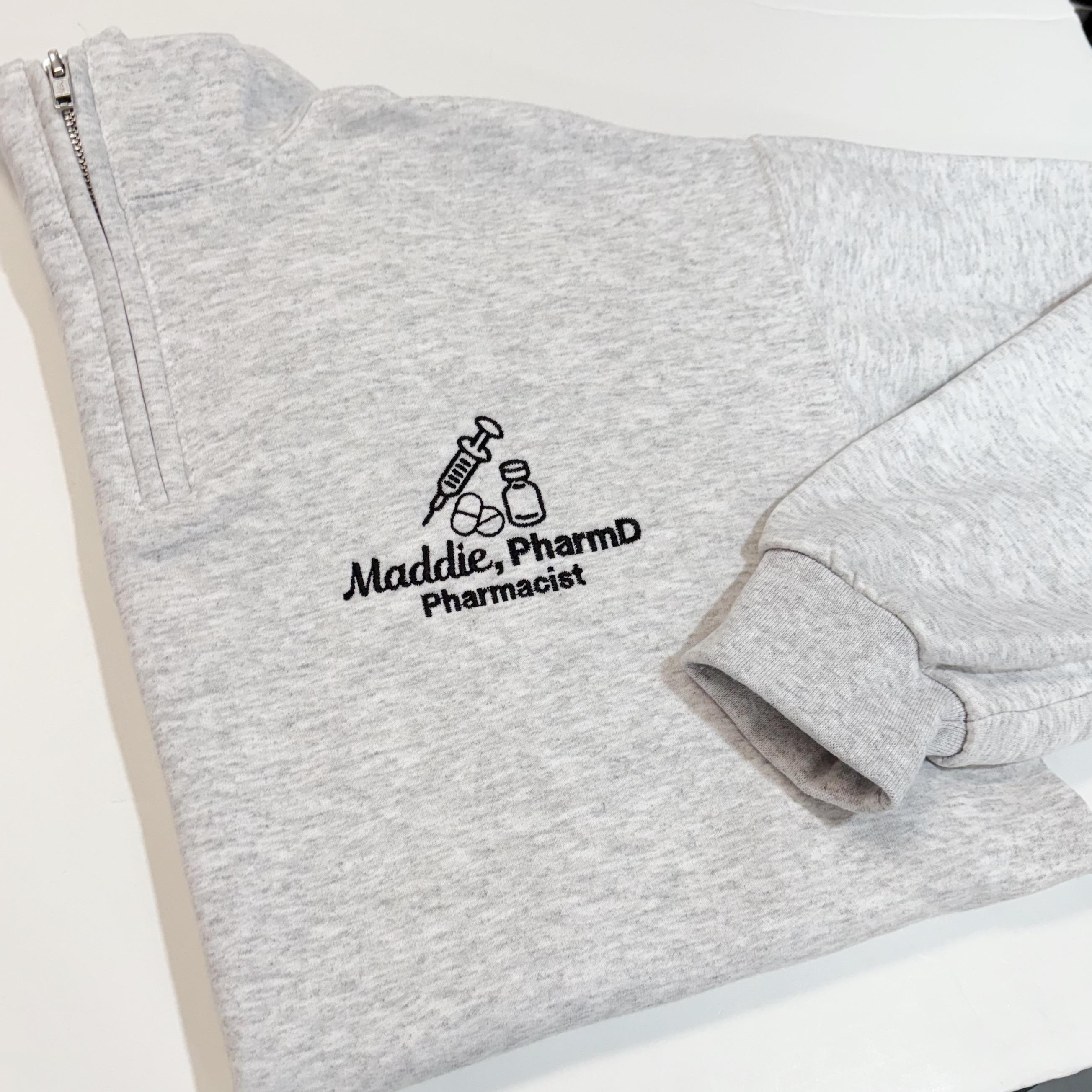Pharmacist Gift for Men & Women, Personalized Pharmacy Tech Sweatshirt ...