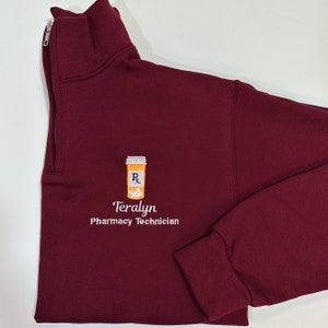 Pharmacist Gift for Women | Prescription Pill Bottle Sweatshirt ...