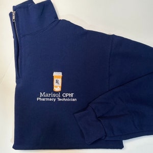 Pharmacist Gift for Women | Prescription Pill Bottle Sweatshirt ...