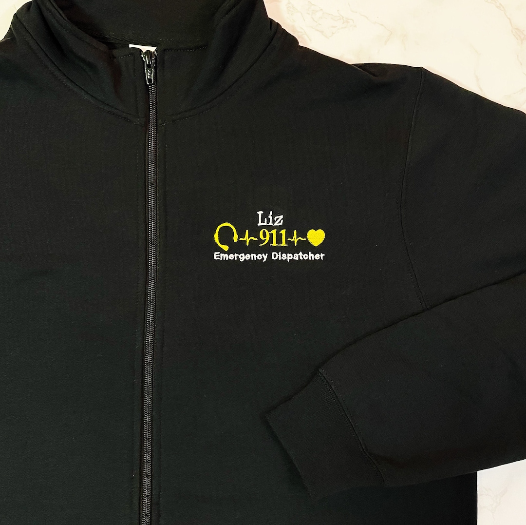 Emergency Dispatch Call Center Jacket | 911 Emergency Services Custom ...