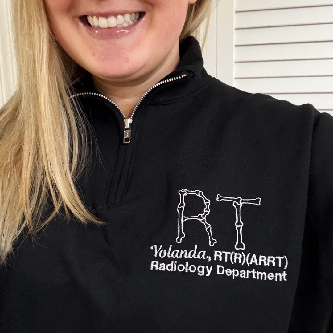 Personalized X-ray Sweatshirt, Gift for Radiographer, Radiology Grad ...