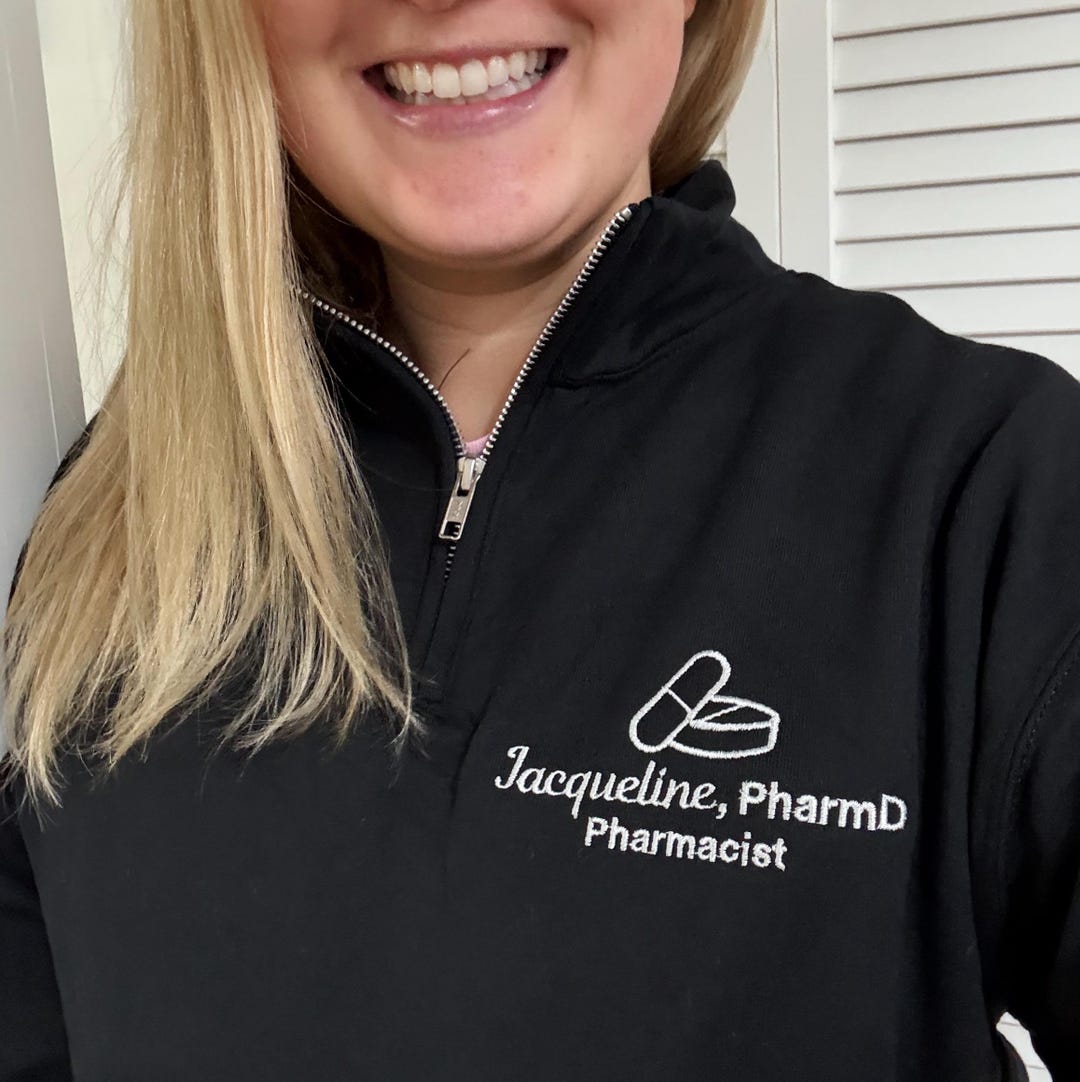 Pharmacist Gift for Men & Women, Personalized Pharmacy Tech Sweatshirt ...