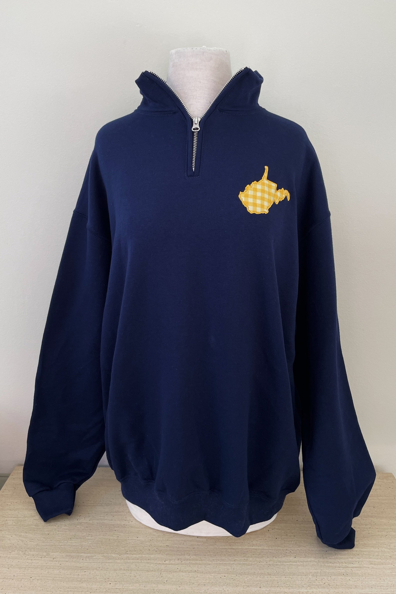 West Virginia Sweatshirt for Women | WV State Pullover Fleece | Gingham ...