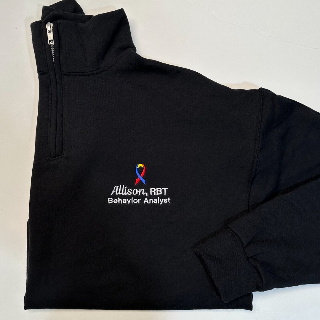 Gift for RBT Behavior Analyst, Autism Awareness Ribbon, Personalized ...