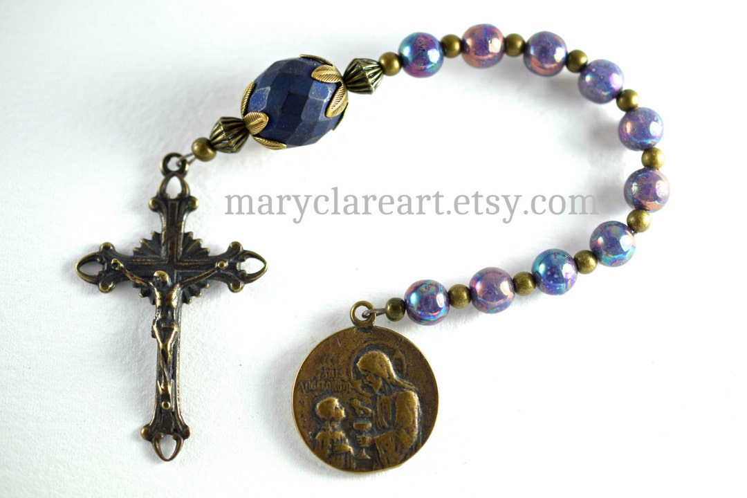 Bread of Angels One Decade Rosary, First Communion Rosary, Chaplet ...