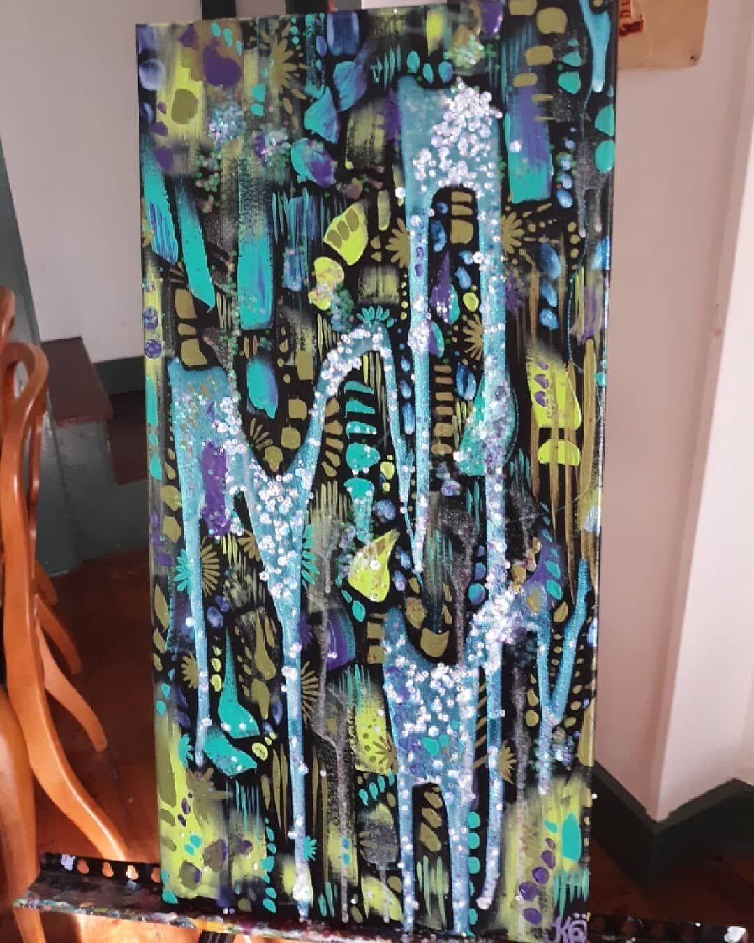 Transcending the Matrix-12x24 Original Abstract Art Acrylic Painting - Etsy