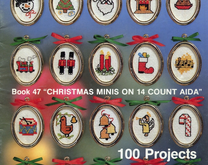 Christmas Mini Cross Stitch Ornaments Pattern Book - Etsy