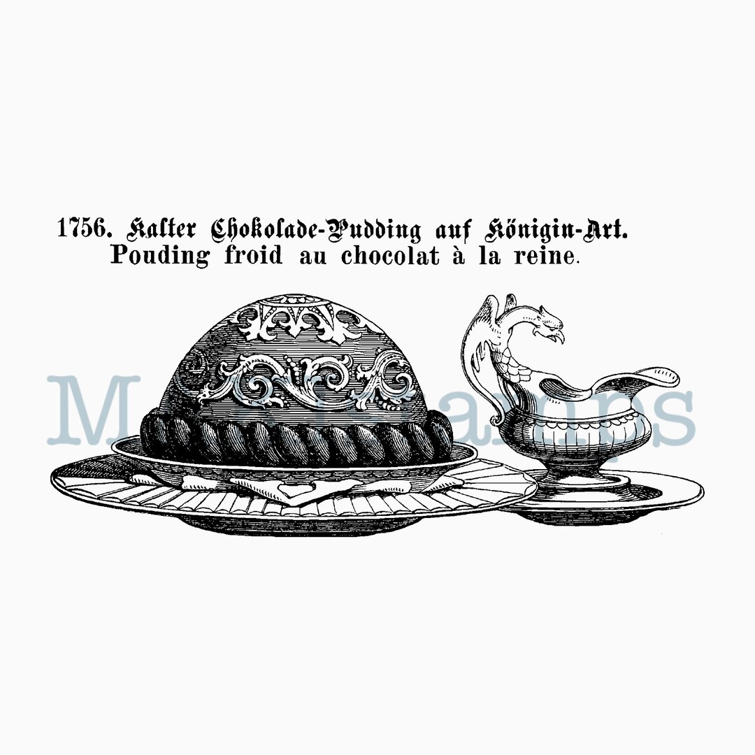 Fancy Chocolate Pudding Rubber Stamp Unmounted Rubber Stamp Or Cling Fancy Chocolate Pudding Rubber Stamp Unmounted Rubber Stamp Or Cling