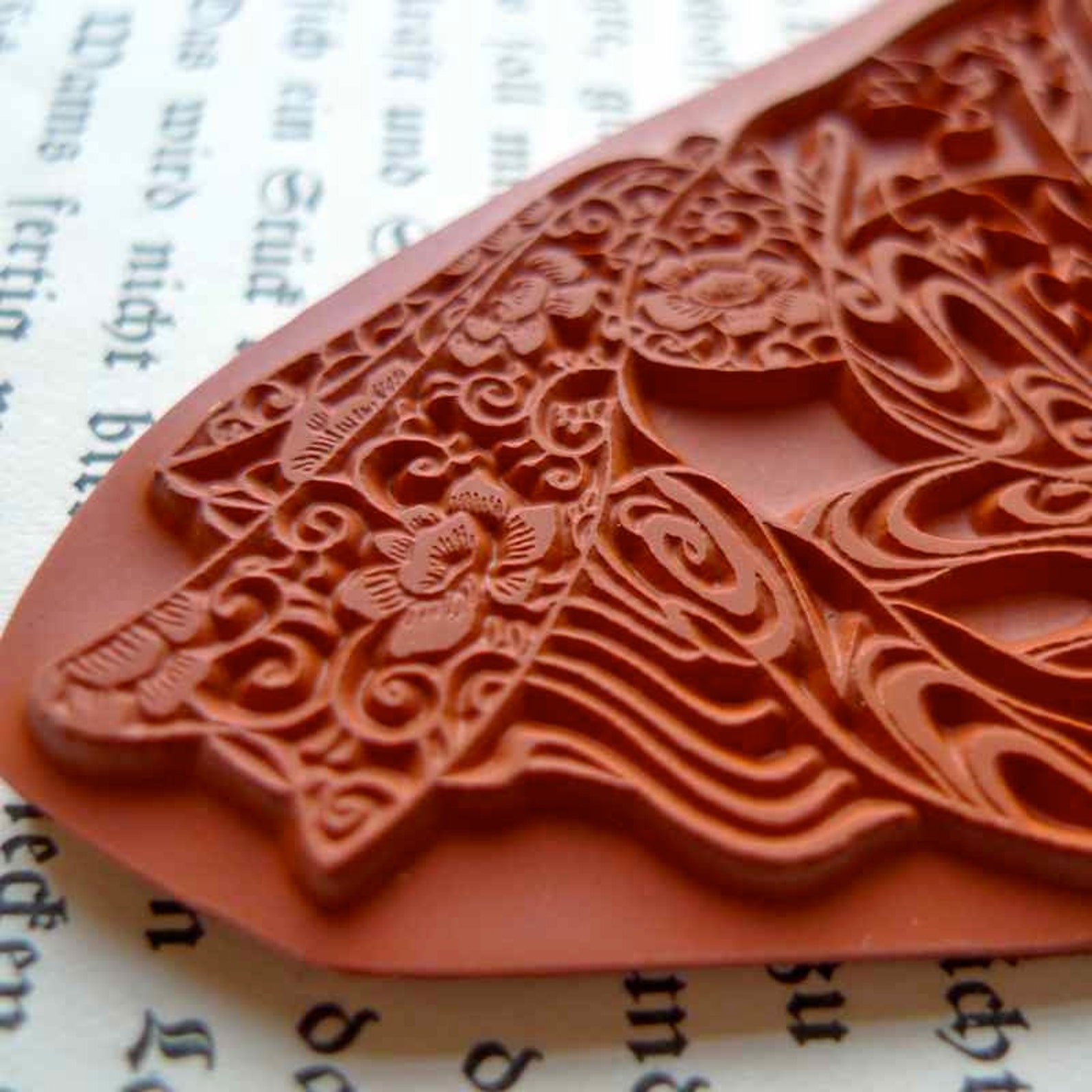 Japanese Rubber Stamp / Geisha With Bird Cage / Unmounted - Etsy
