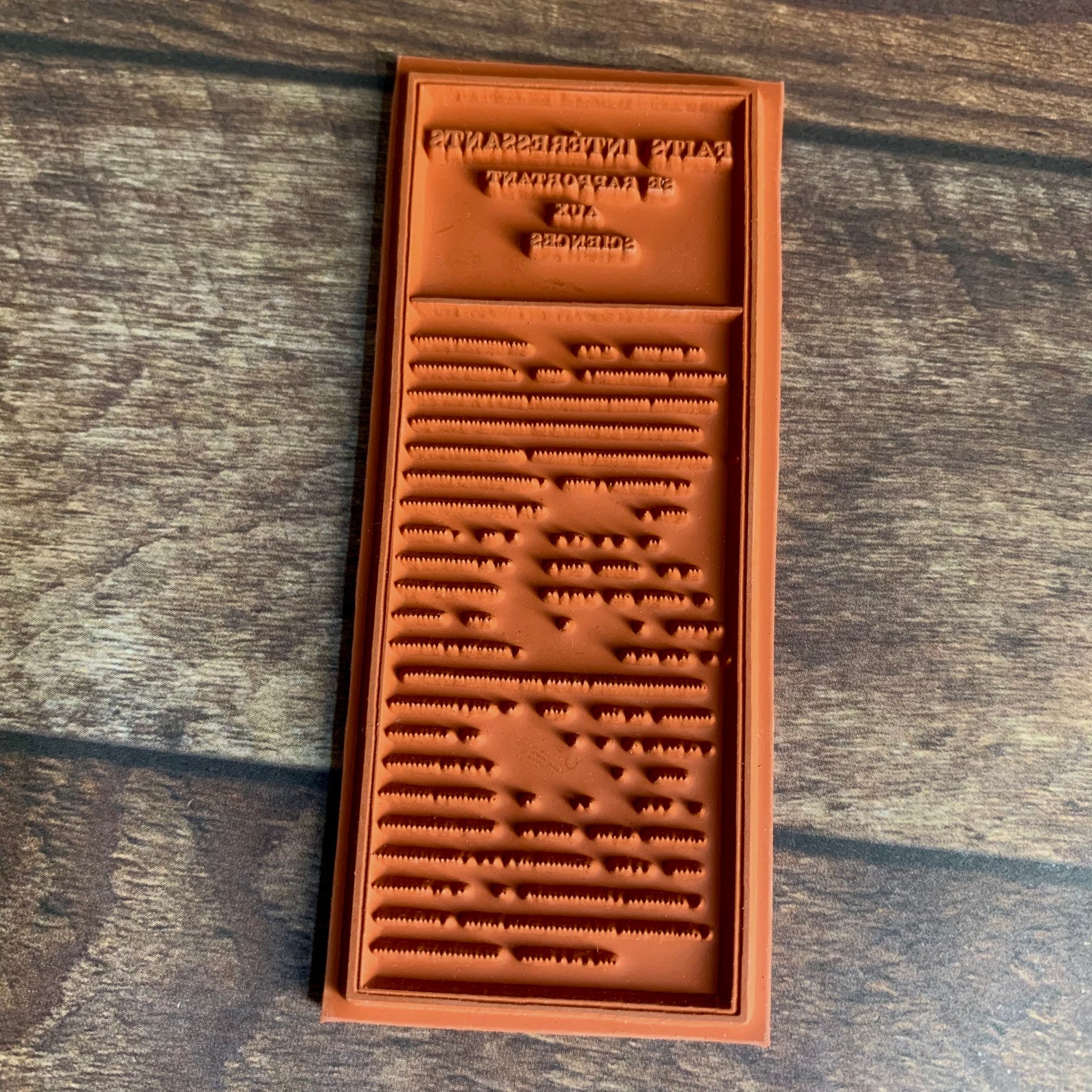 Collage Rubber Stamp Observation Chart / Science Rubber Stamp - Etsy