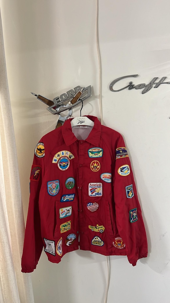 M - Y2K Scouts Patches Jacket - Gem