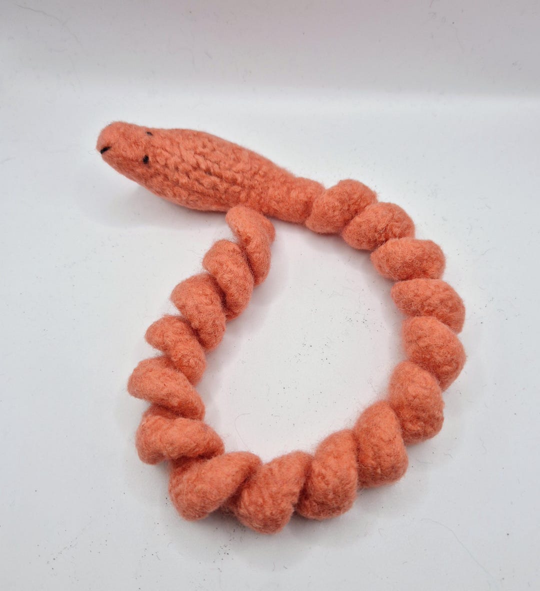 Felted Curly Snake - Etsy