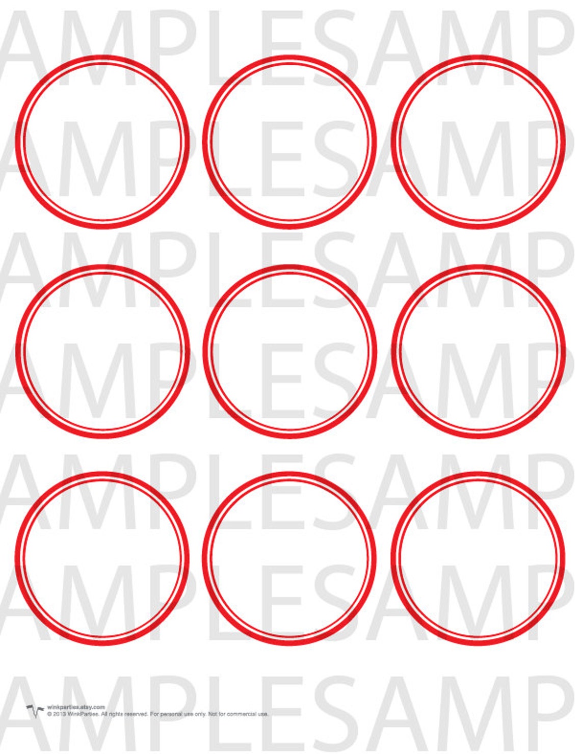 Baseball Party Instant Download / Blank Red Vintage Labels / Baseball ...