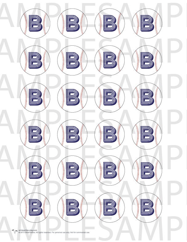 Baseball Party Instant Download / Baseball Stickers / Baseball - Etsy