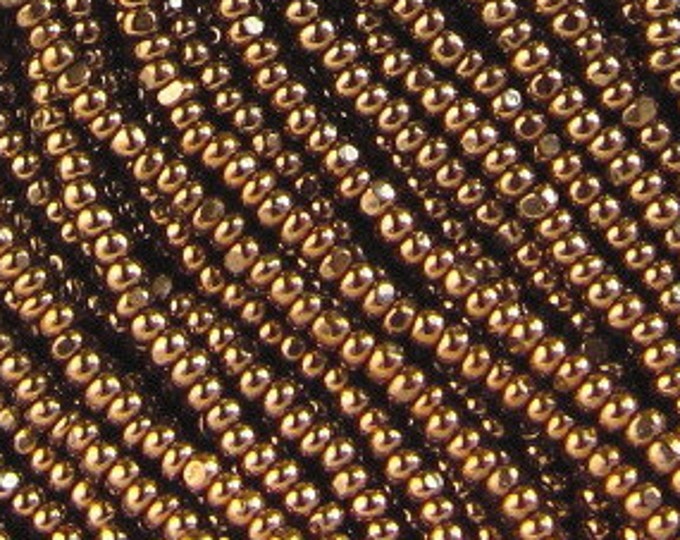 Bulk 13/0 Charlottes Bronze Metallic Glass Czech Seed Beads 1.7 Mm 1 ...