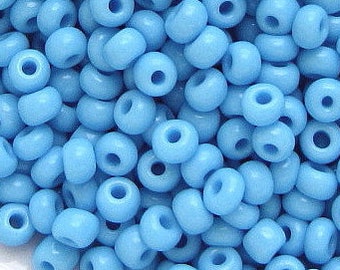 Opaque Blue Beads | Etsy