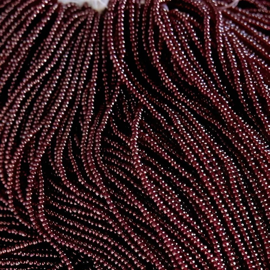 15/0 Garnet Red Transparent Luster | Glass Czech Seed Beads 1.5 Mm ...