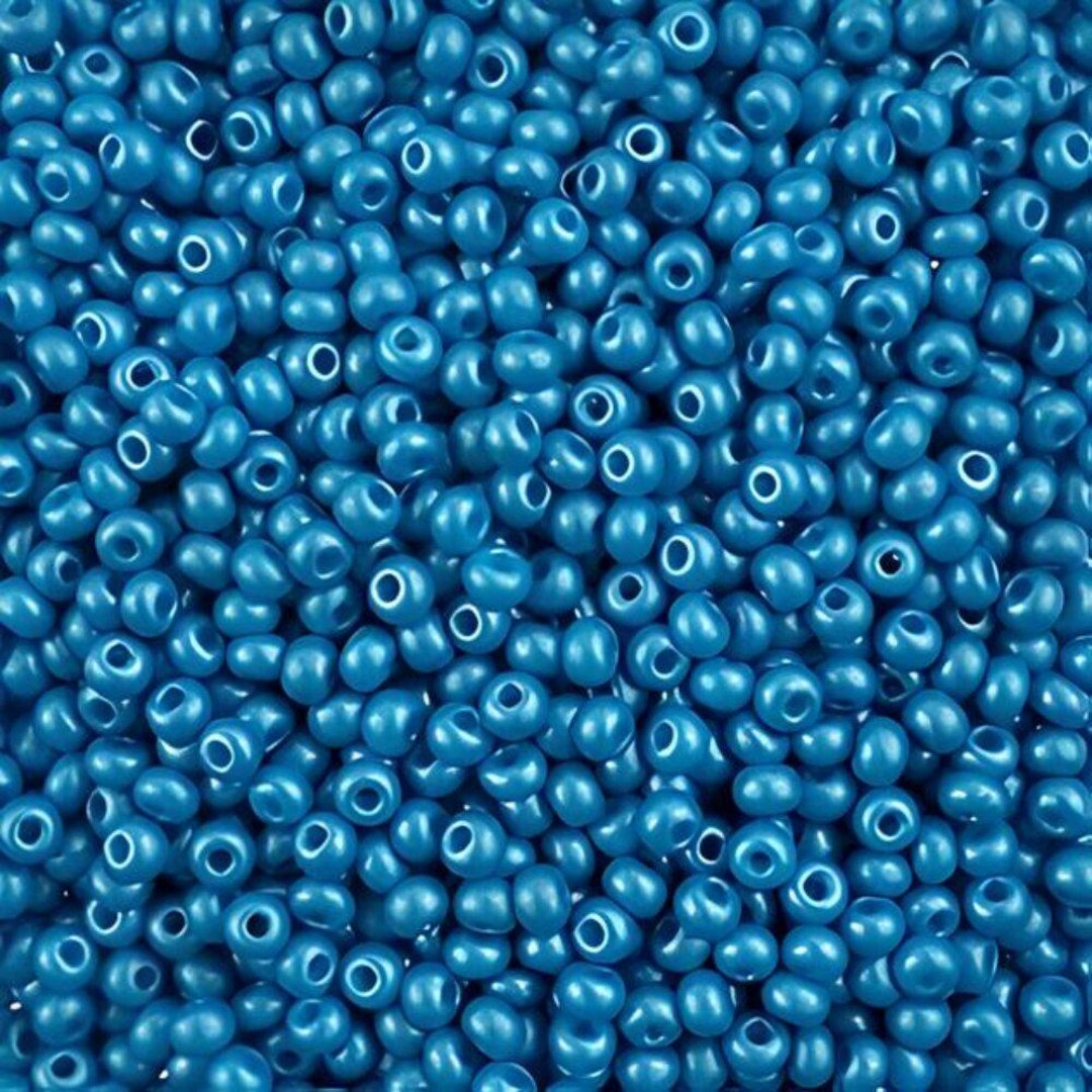 Sky Blue Permalux Preciosa Czech Glass Seed Beads 6/0: Rocailles - Etsy
