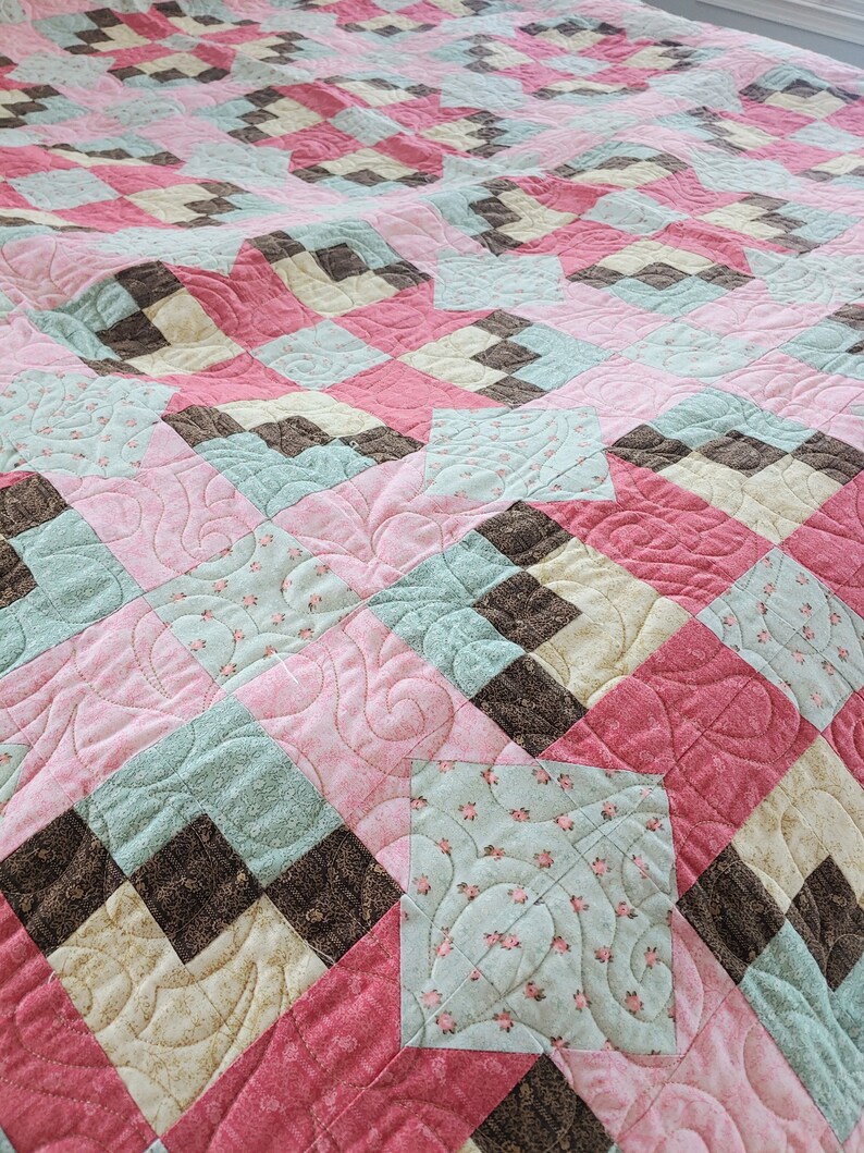 Handmade Unique Large Quilt - Etsy