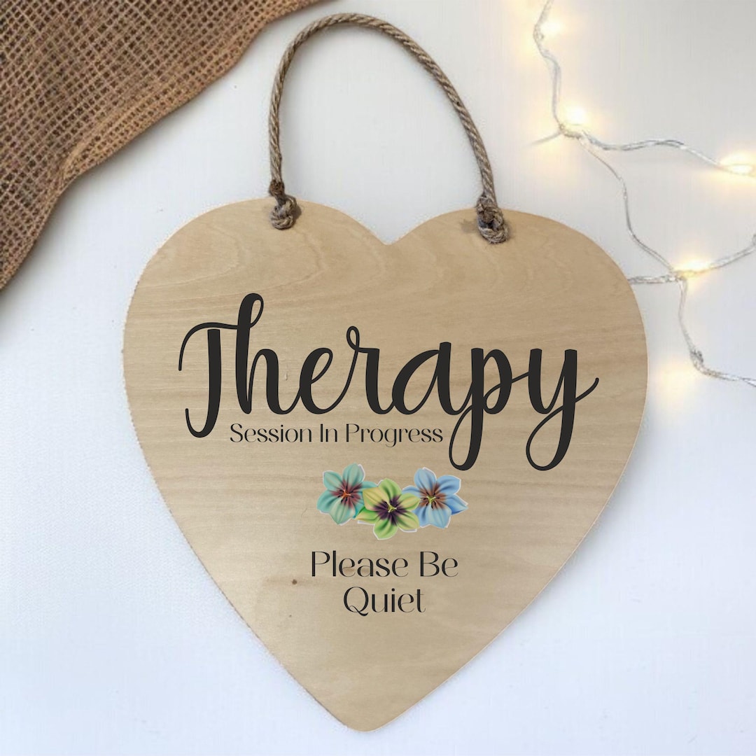 Therapy in Progress Sign | Workspace Sign | Shop Sign | Retail Sign ...