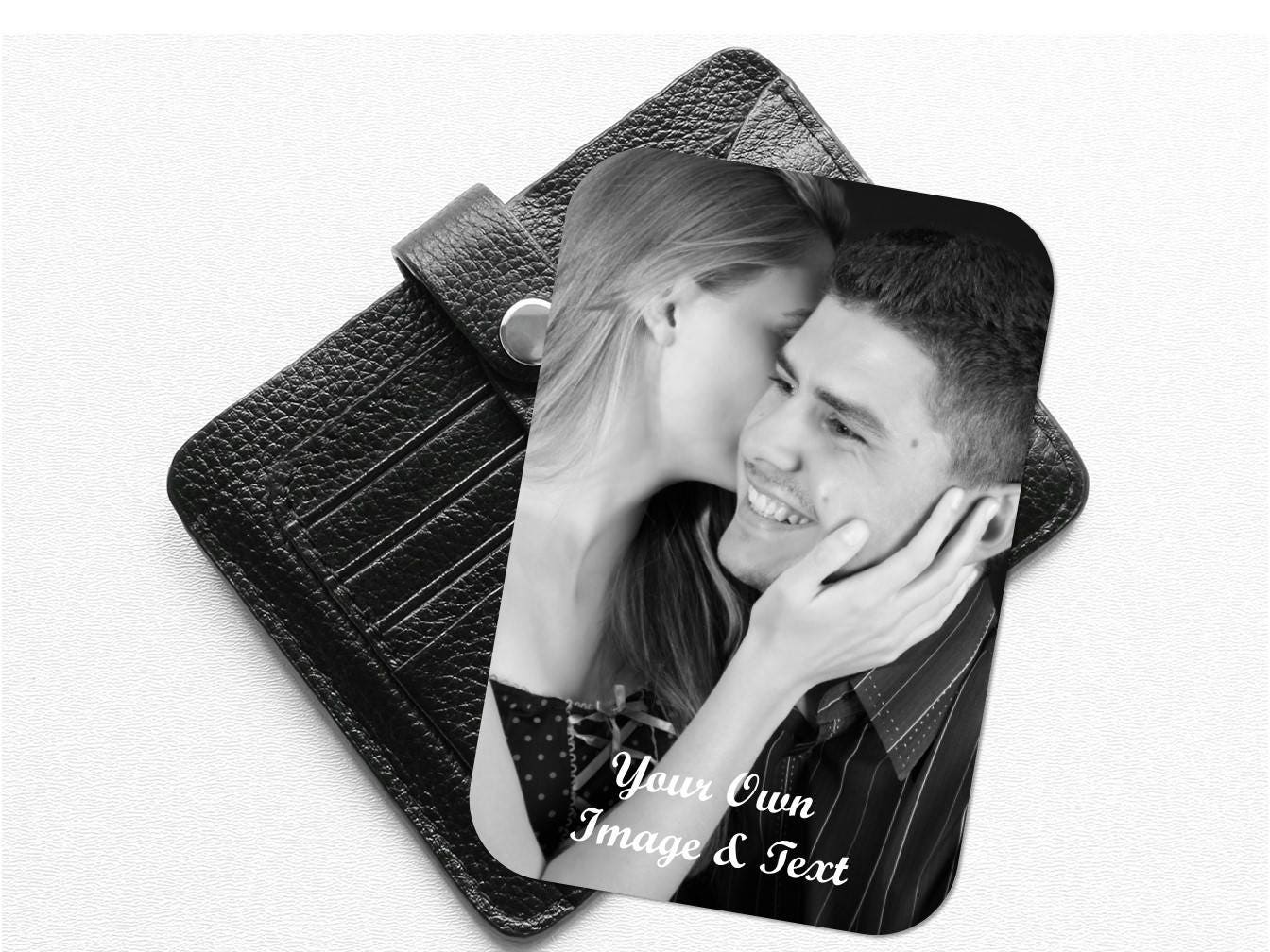 Personalised Bespoke Wallet Insert Card Personalise with Your | Etsy