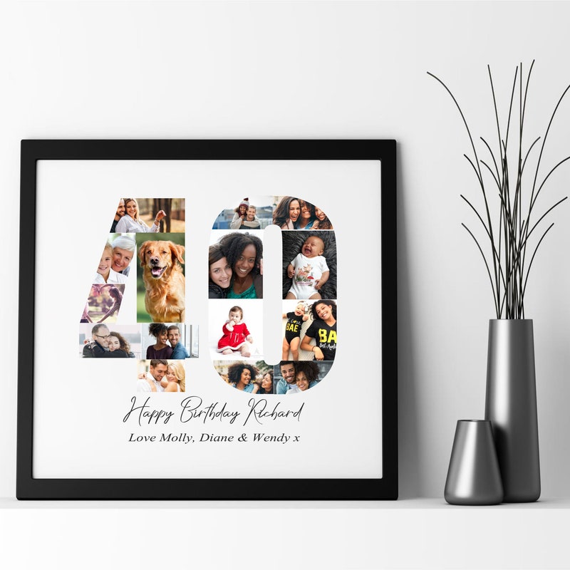 40th Collage - Etsy