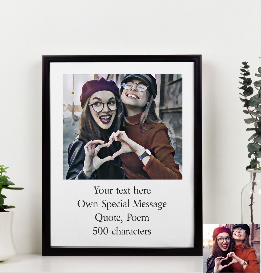 Digital Photo Print Personalised Photo Digital Illustration Custom ...