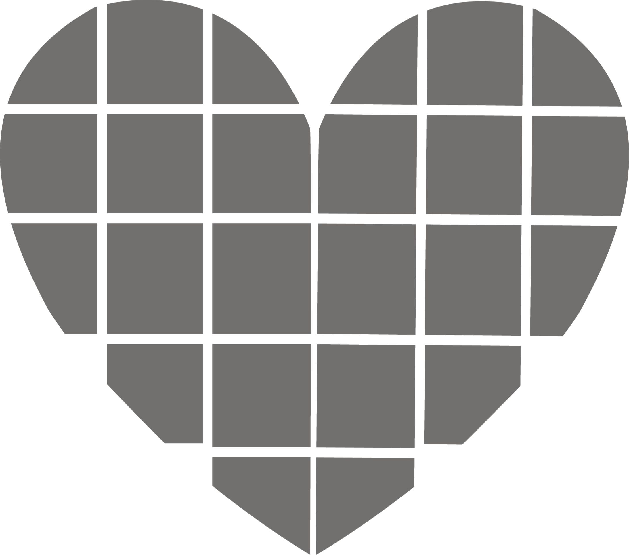 PHOTO HEART COLLAGE 24 Images Personalised Custom Photo Print | Etsy