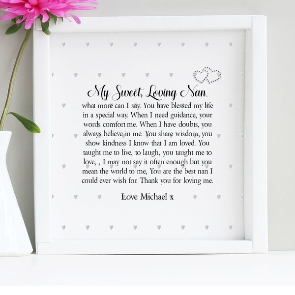 Personalised Box Frame - Make Your Own Box Frame