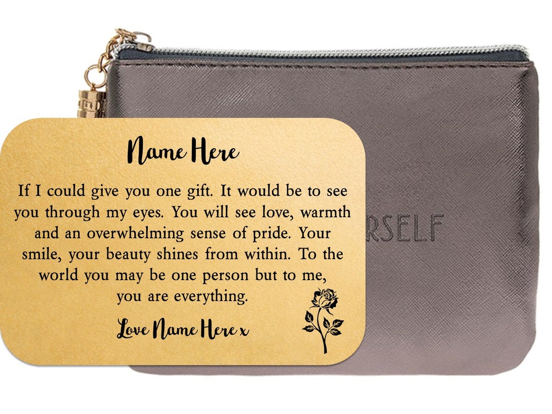 Personalised Daughter Wallet Insert Card - Through My Eyes ...