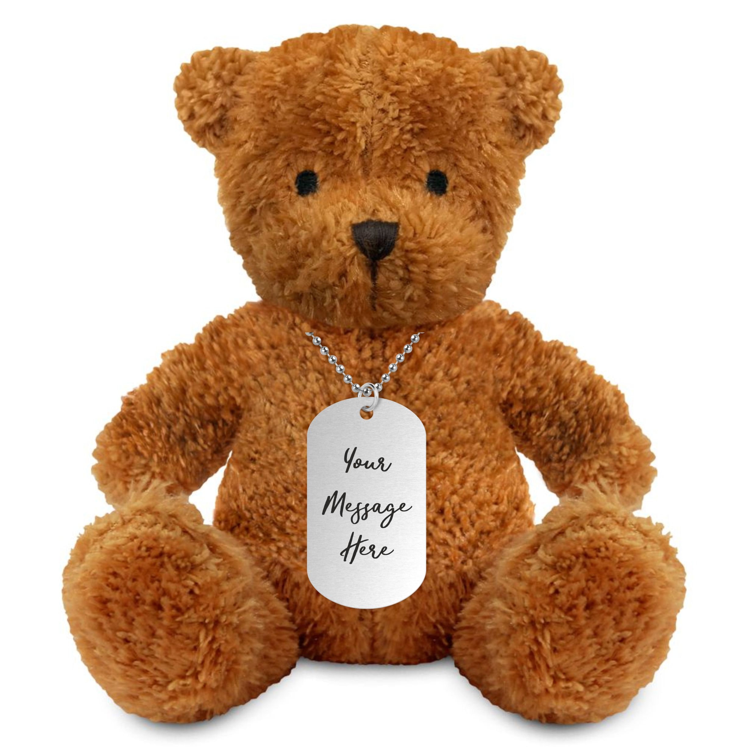 Personalised Love Message Teddy Bear OWN-TEXT Love Bear Cuddle | Etsy