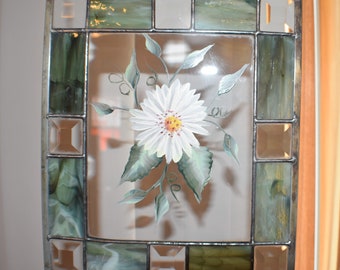 Painted glass windows | Etsy