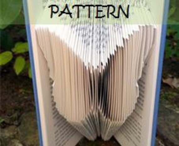 Book Folding Pattern: BUTTERFLY Design including - Etsy