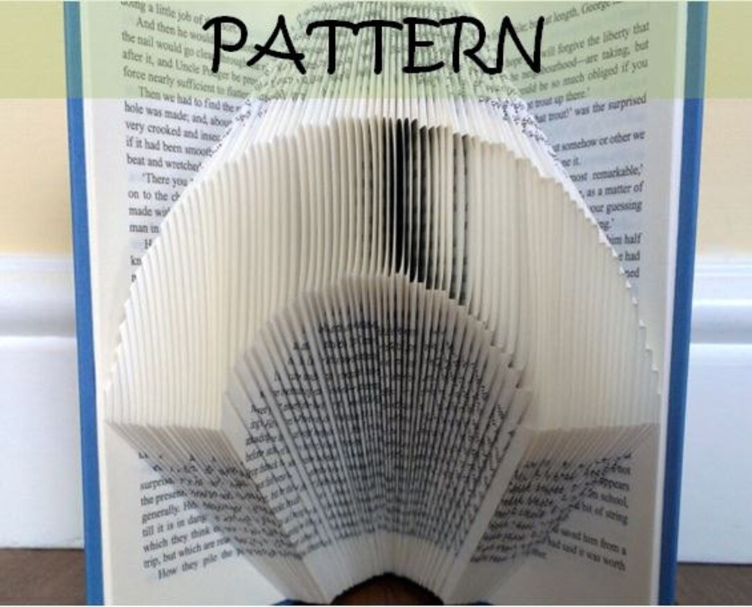 Book Folding Pattern: RAINBOW Design including Instructions - Etsy